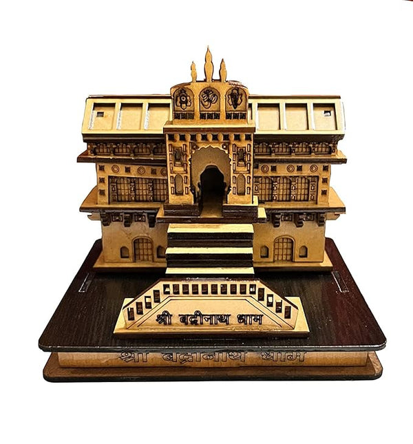 Shree Badrinath Temple Miniature 3D – Isvara